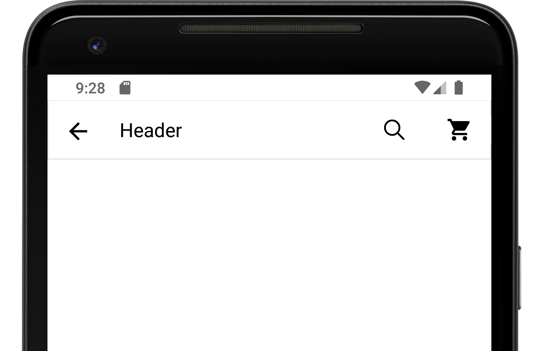 React Native Custom Toolbar Layout