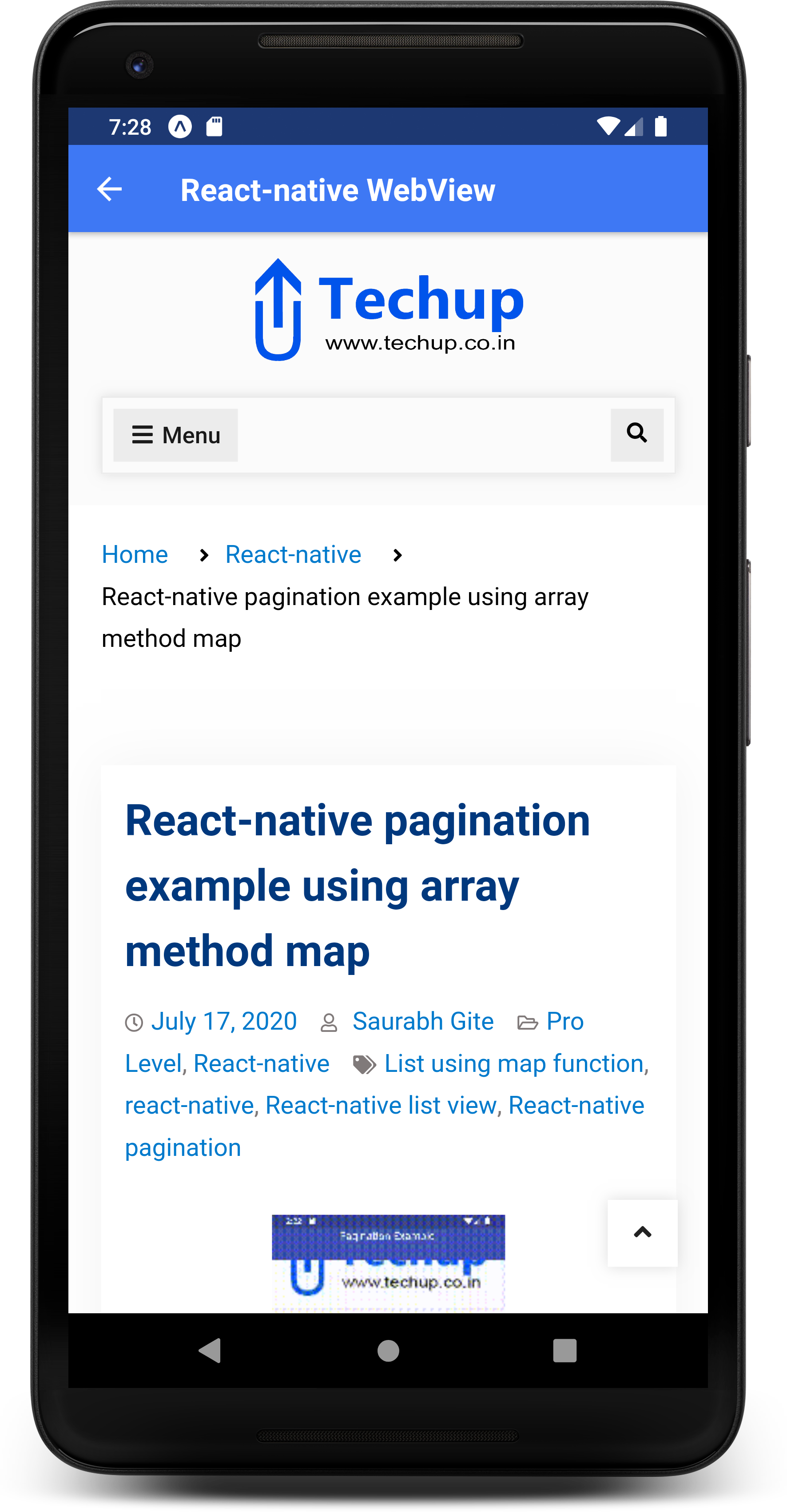 React Native Webview Example Reusable Webview Screen Building